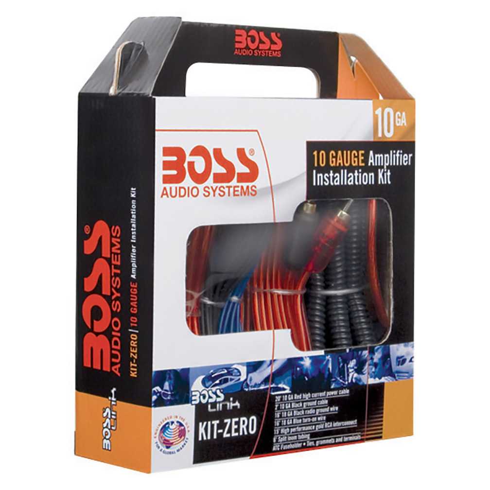 Boss Complete 10 Gauge Amplifier Installation Kit - Sky Tactical