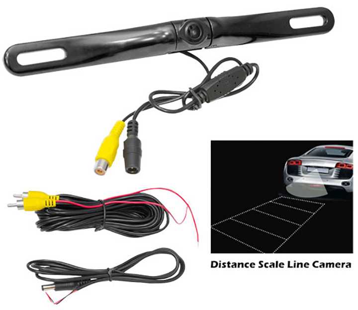 Pyle Rear View Camera - Black - Sky Tactical