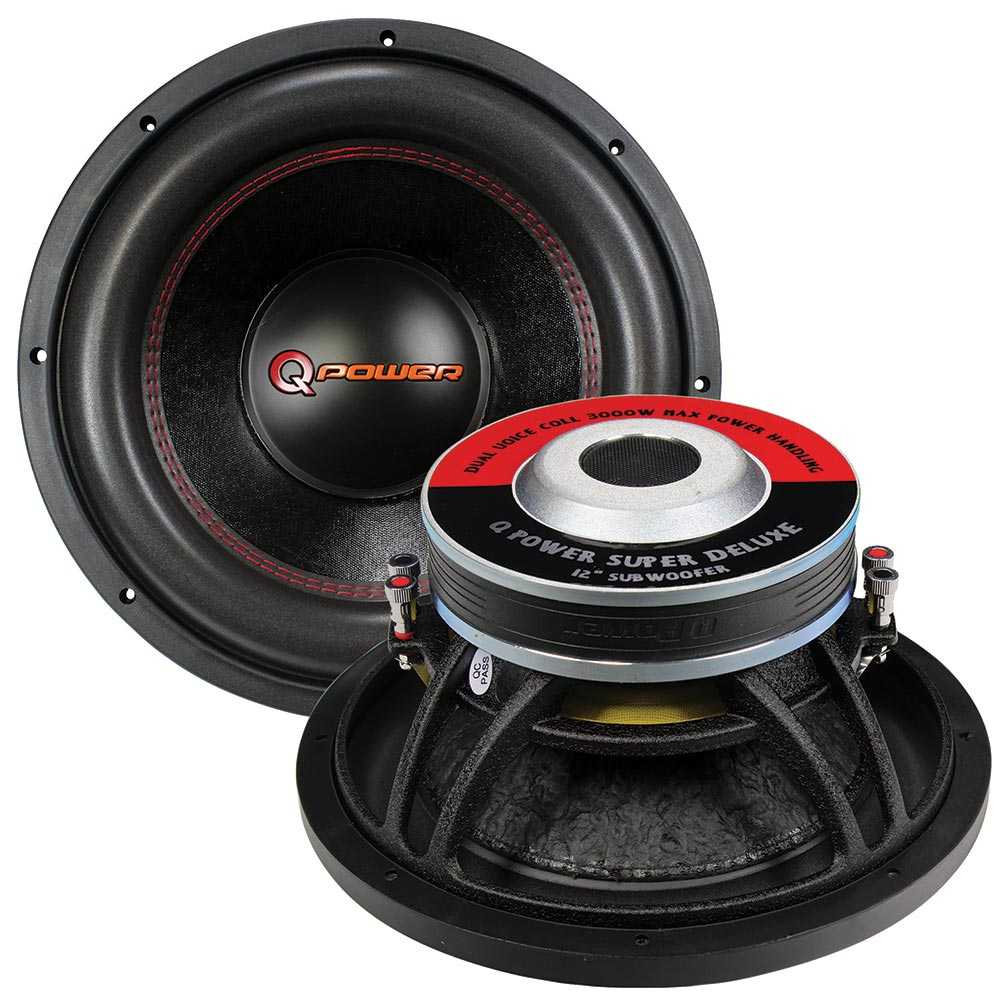 Qpower 12" Woofer Super Heavy Duty Woofer 3000 Watts,1 - Sky Tactical