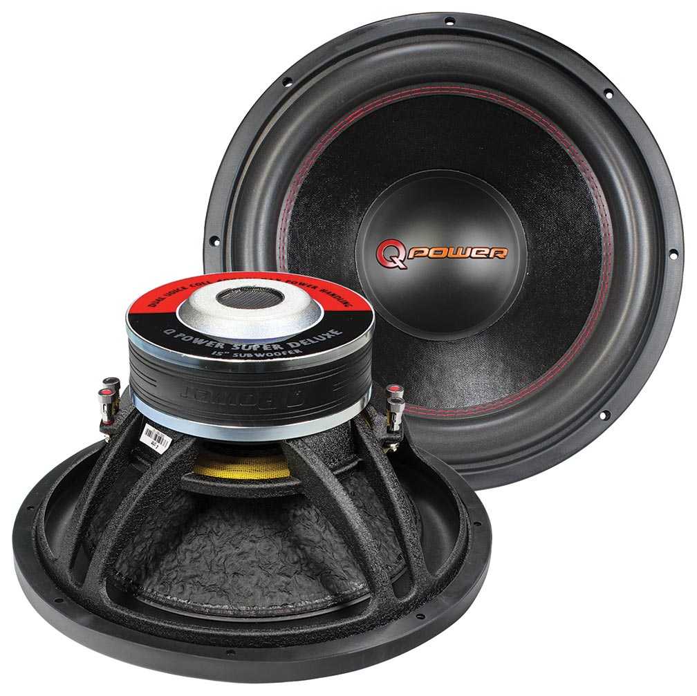 Qpower 15" Woofer Super Heavy Duty Woofer 4000 Watts 139.5 Oz. Magnet,1 ...