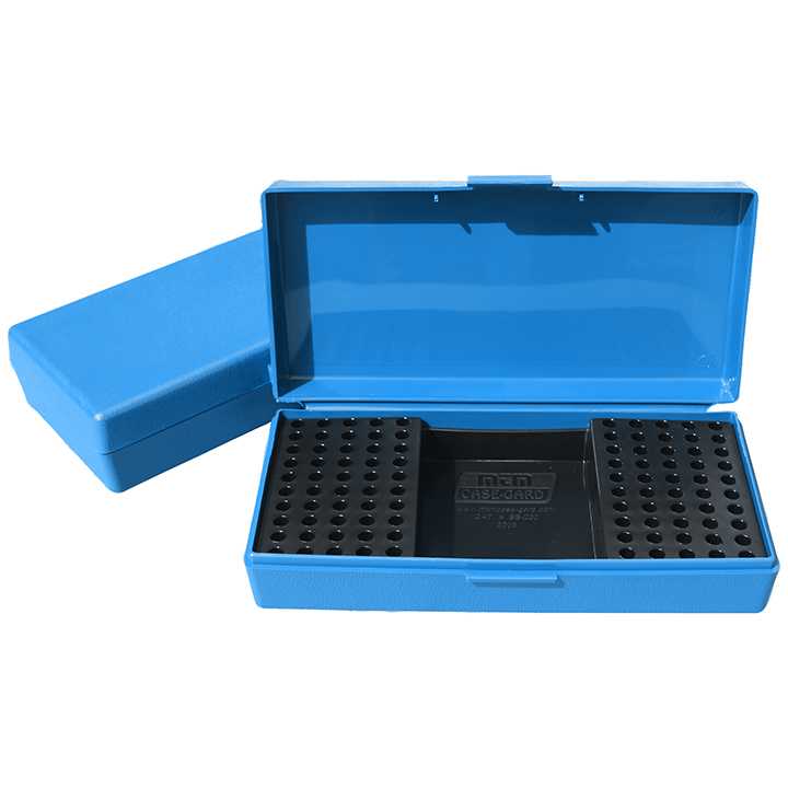 Mtm Ammo Box 100 Round 22 Long Rifle Rimfire Competition Blue - Sky ...