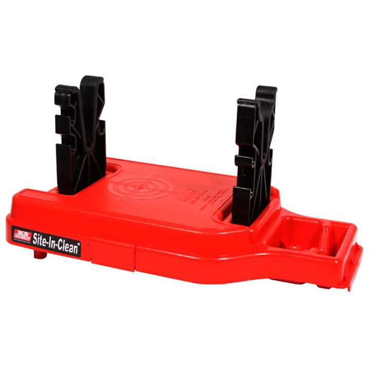 Mtm Site-In-Clean Rifle Rest & Cleaning Center Red - Sky Tactical
