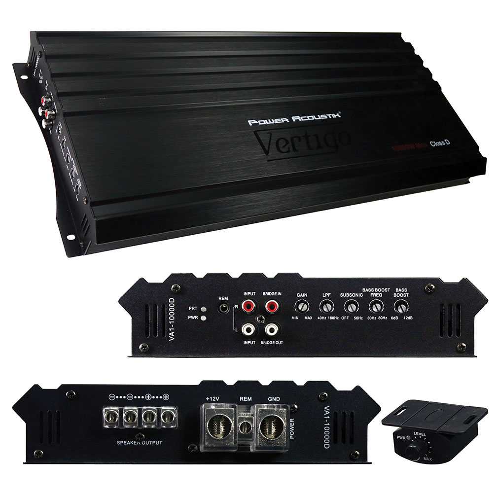 Power Acoustik Monoblock Amplifier 10000W Max - Sky Tactical